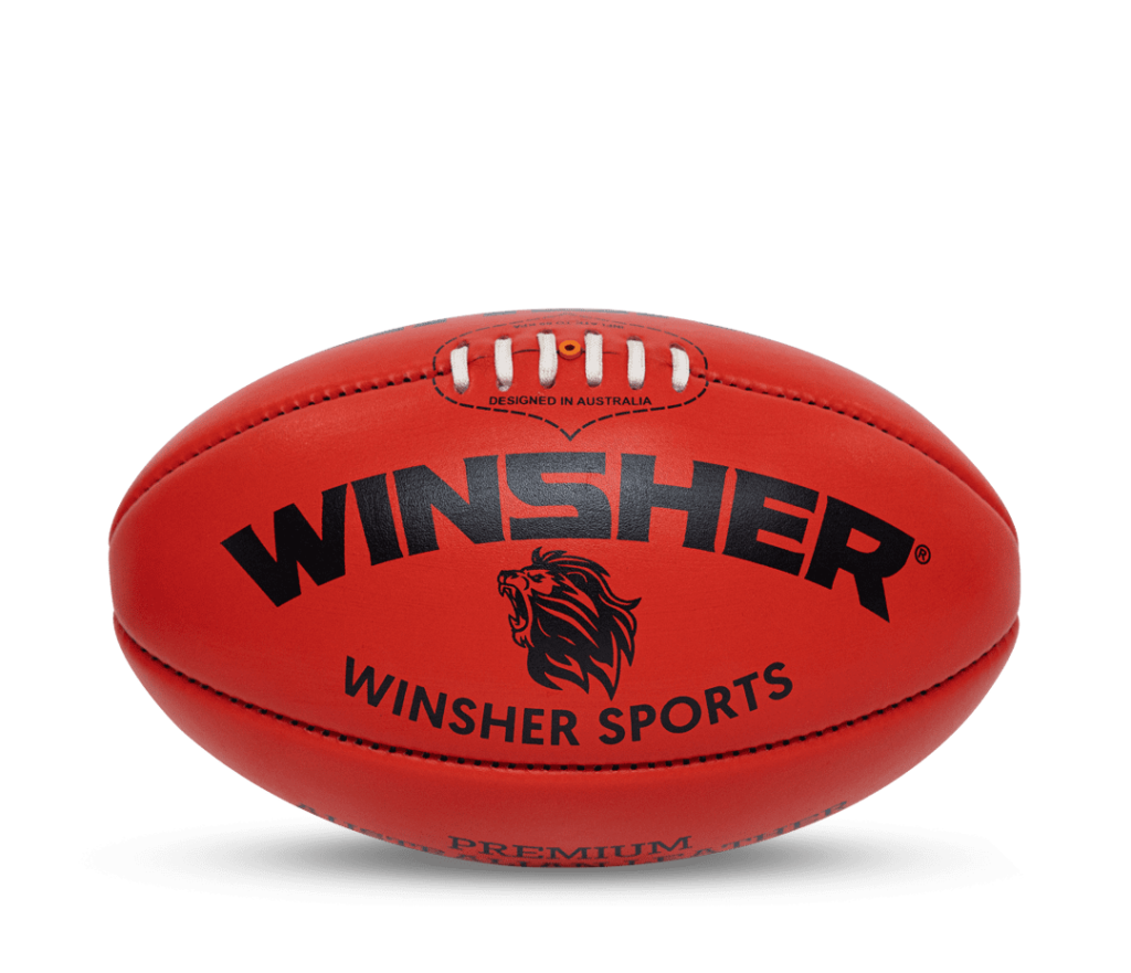 Winsher Storm Australian Leather Match Football – Winsher Sports