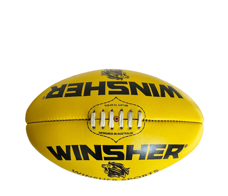 Winsher Storm Australian Leather Match Football – Winsher Sports